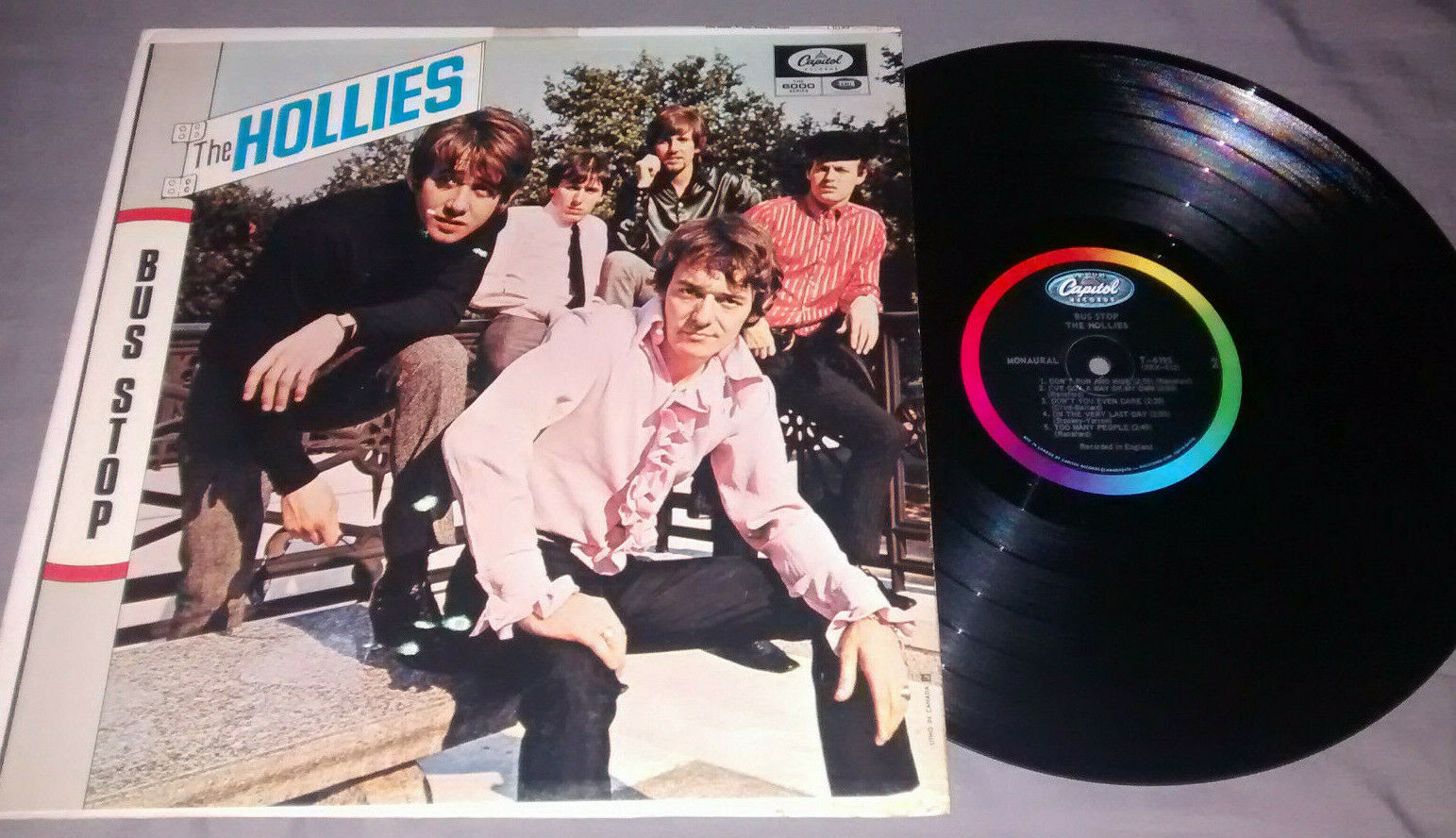 popsike.com - THE HOLLIES - Bus Stop LP CANADA Mono 1966 Clarke/Hicks ...