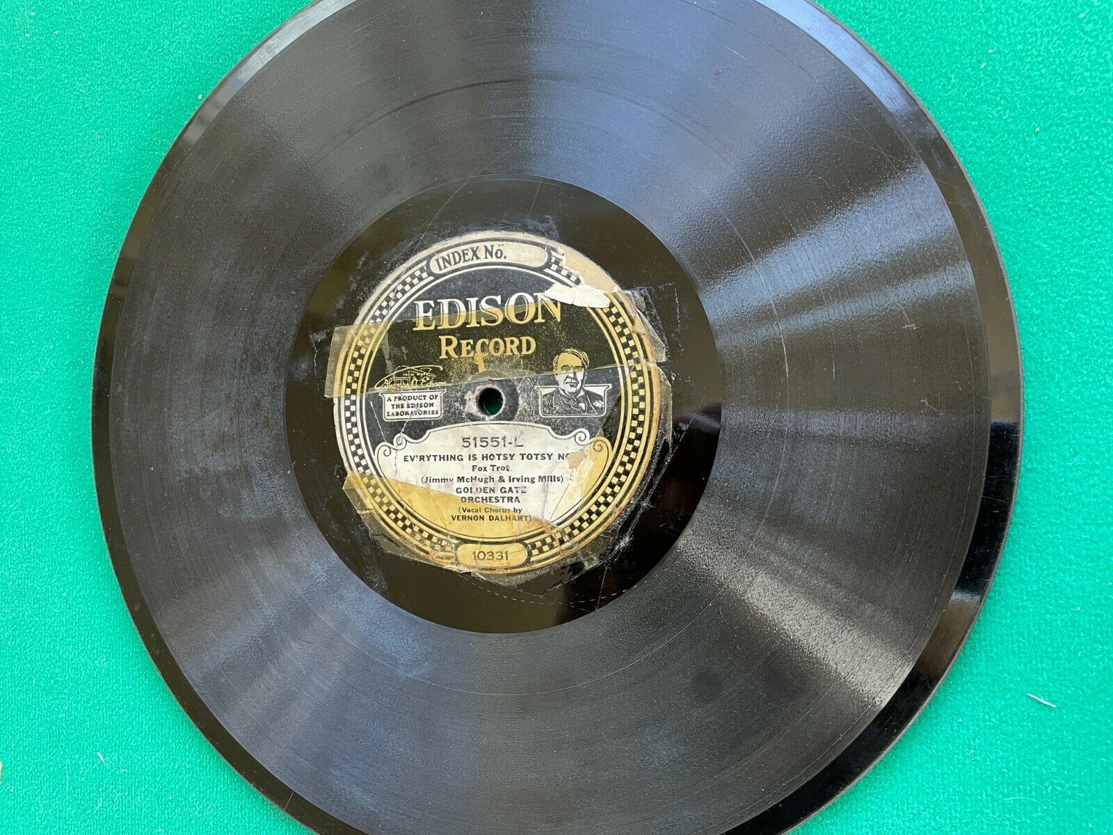 popsike.com - Edison Diamond Disk- Golden Gate O- California Ramblers ...