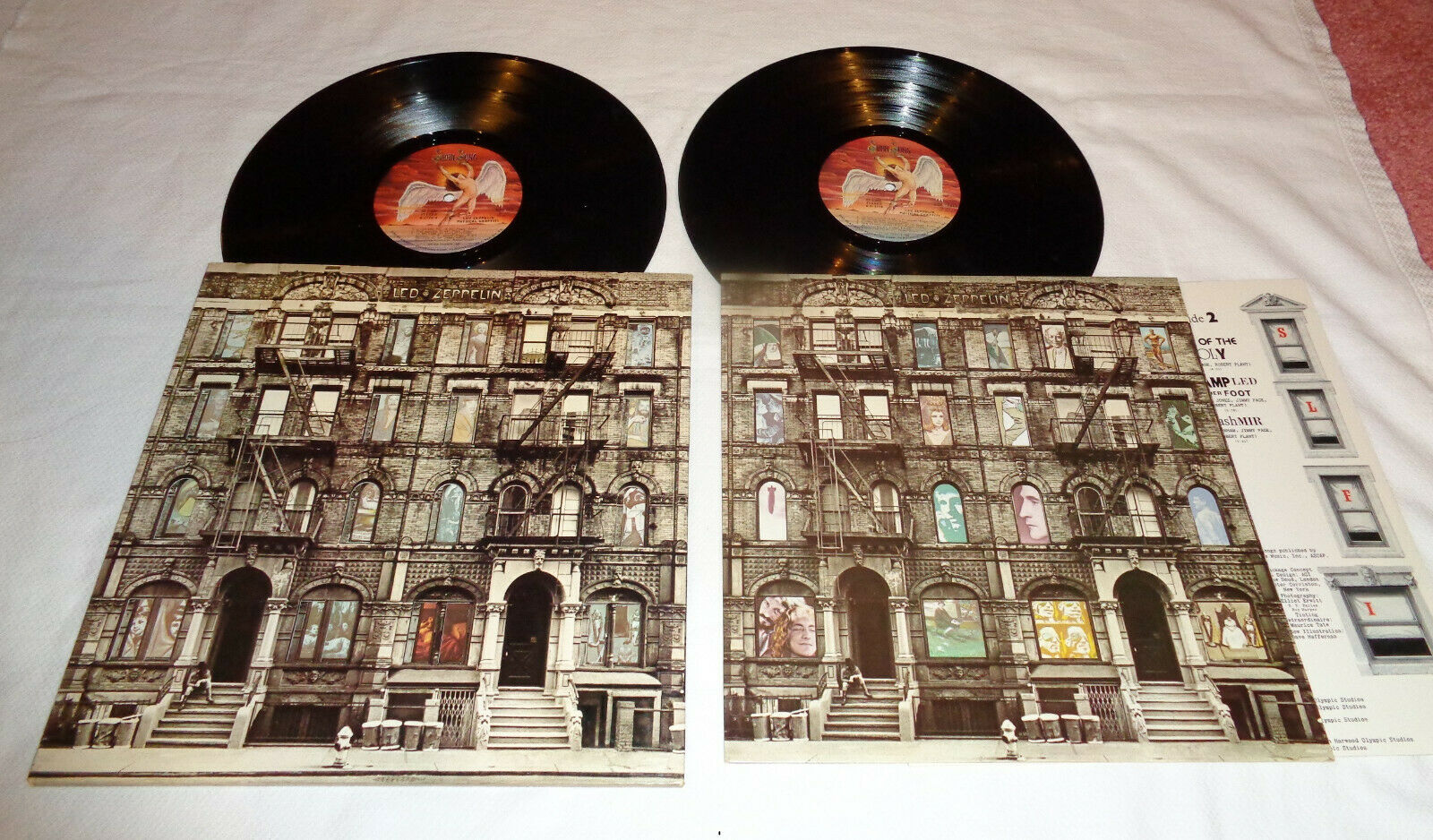 popsike.com - Led Zeppelin Physical Graffiti Original 1975 Vinyl 2 LP ...