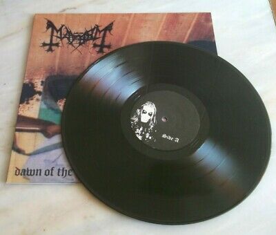 popsike.com - MAYHEM The Dawn Of The Black Hearts LP Ltd.300 Dark Brown ...