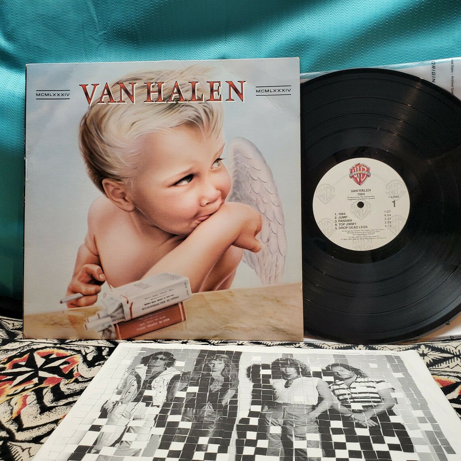 popsike.com - Van Halen 1984 MCMLXXXIV Original 1984 Warner Bros 1 ...