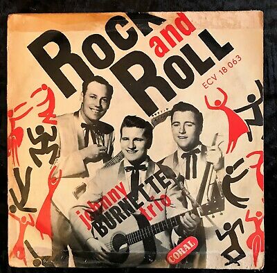 popsike.com - RARE ORIGINAL EP JOHNNY BURNETTE ROCK' N' ROLL TRIO EVC 18 063 - auction details