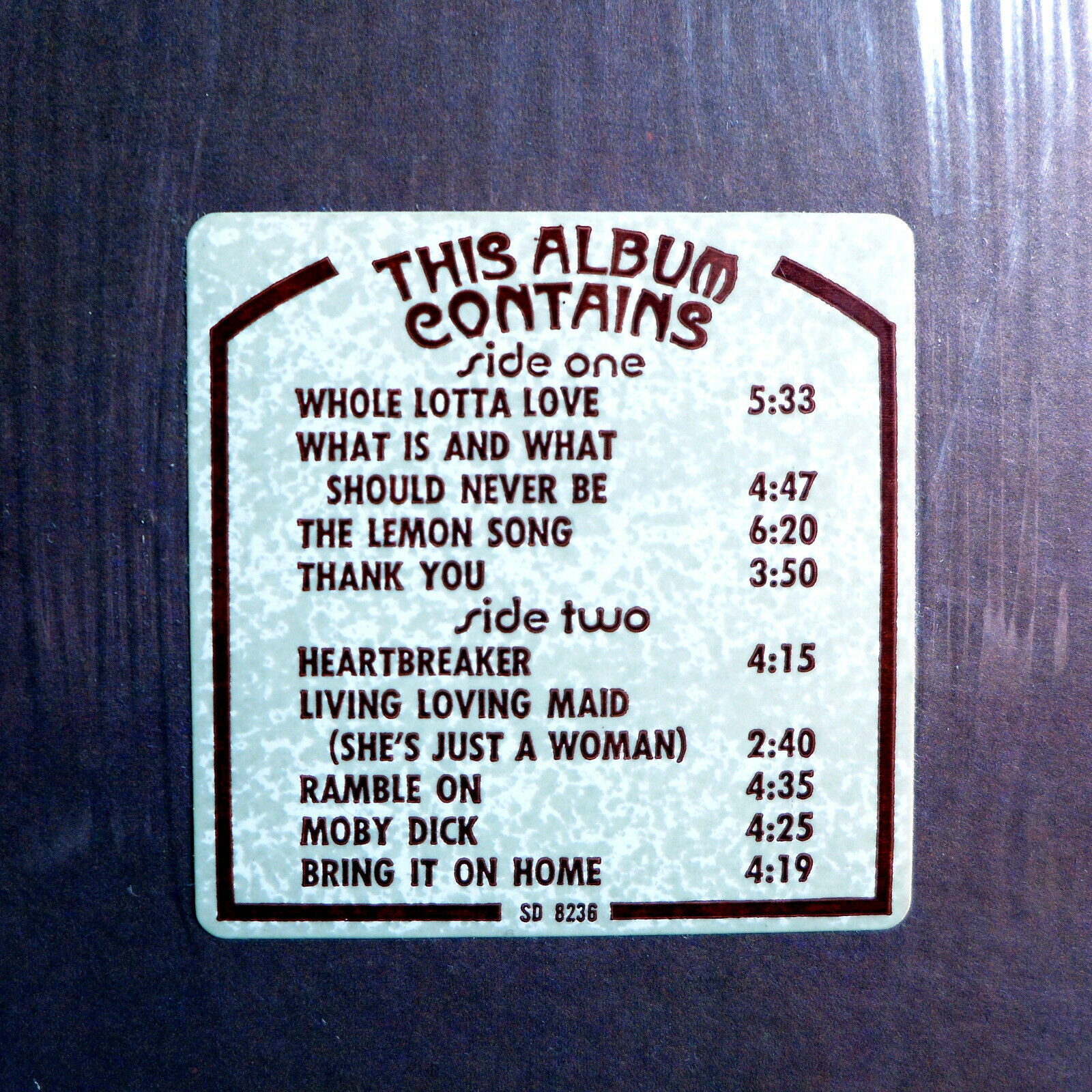 popsike.com - LED ZEPPELIN II (2nd ALBUM) RARE ORIG '69 ATLANTIC STEREO ...