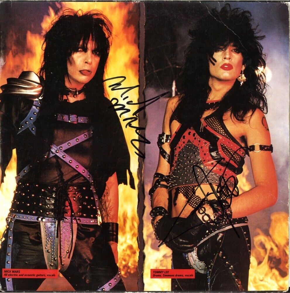 popsike.com - MOTLEY CRUE Shout at the Devil FULLY SIGNED Vinyl LP Mick ...