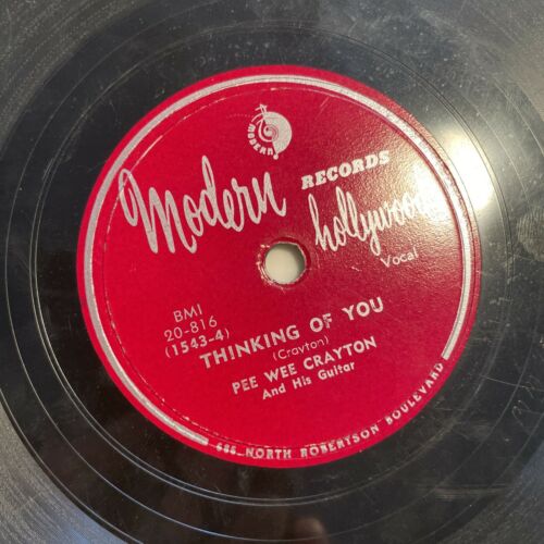popsike.com - PEE WEE CRAYTON Poppa Stoppa Thinking Of You 78 MODERN ...