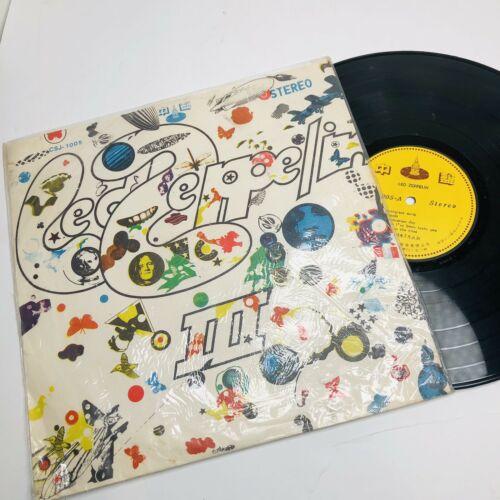 popsike.com - Led Zeppelin III Bootleg Vinyl Record LP CSJ-1005 Taiwan ...
