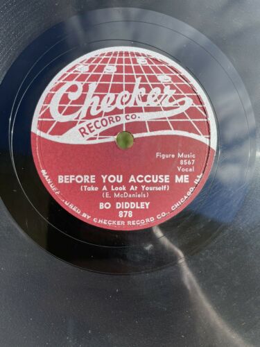 popsike.com - BO DIDDLEY, CHECKER RECORD Co., 878, 78 rpm, "SAY ...