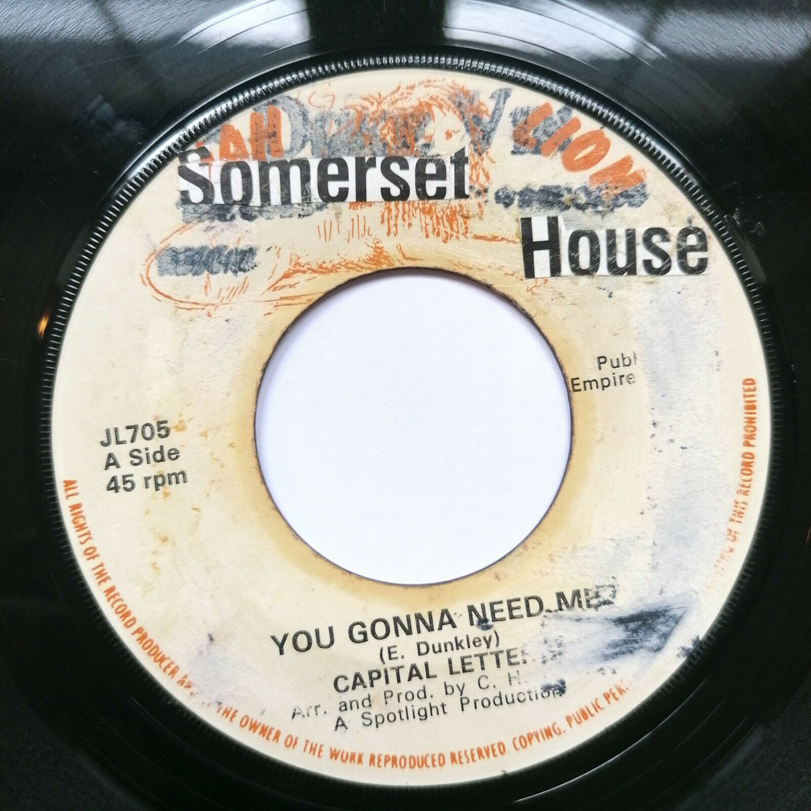 popsike.com - Capital Letters ?– You Gonna Need Me - Reggae Roots - Jah ...