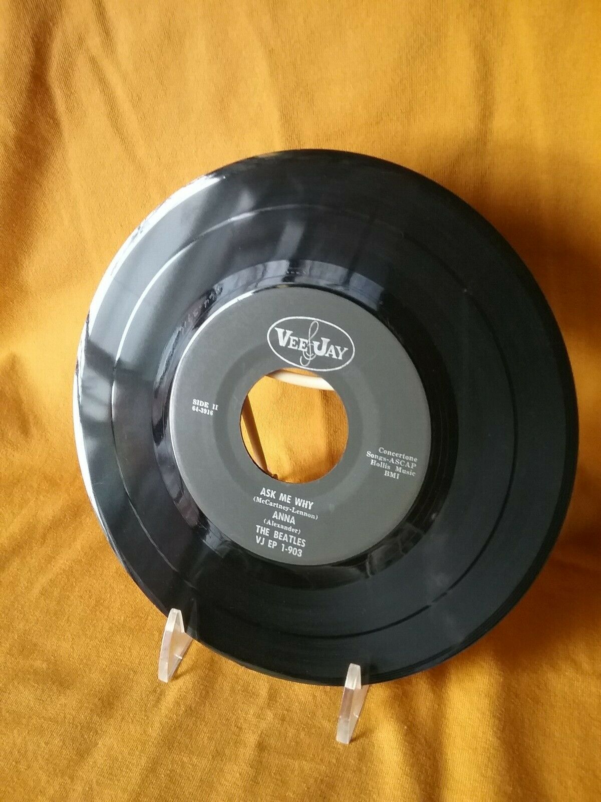 popsike.com - Beatles 45 rpm. "Ask Me Why" Vee Jay E.P. OVAL logo V.G ...