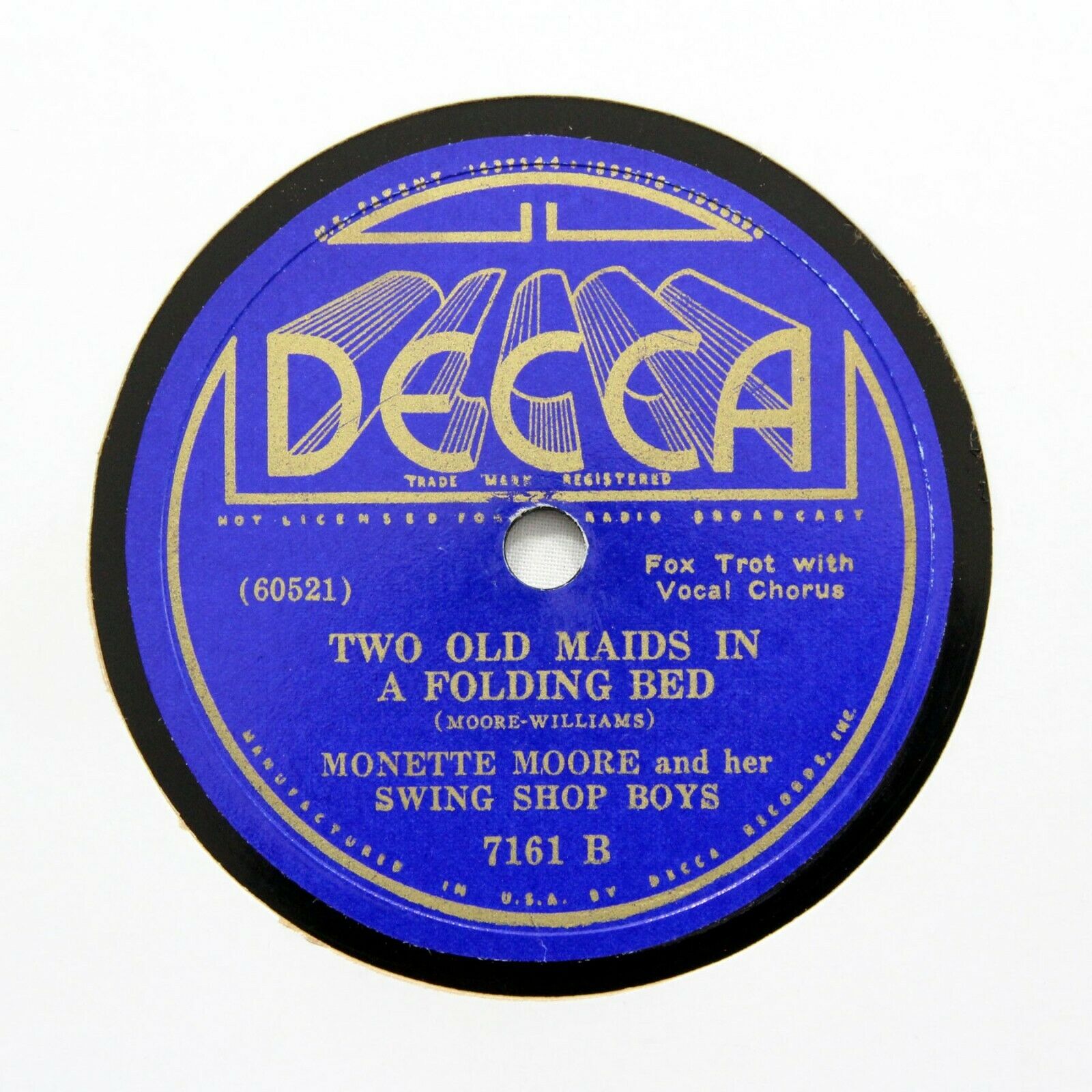 popsike.com - MONETTE MOORE & HER SWING SHOP BOYS "Rhythm For Sale ...