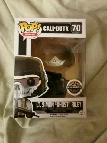popsike.com - Funko Pop Games: Call Of Duty - Lt Simon Ghost Riley #70 ...