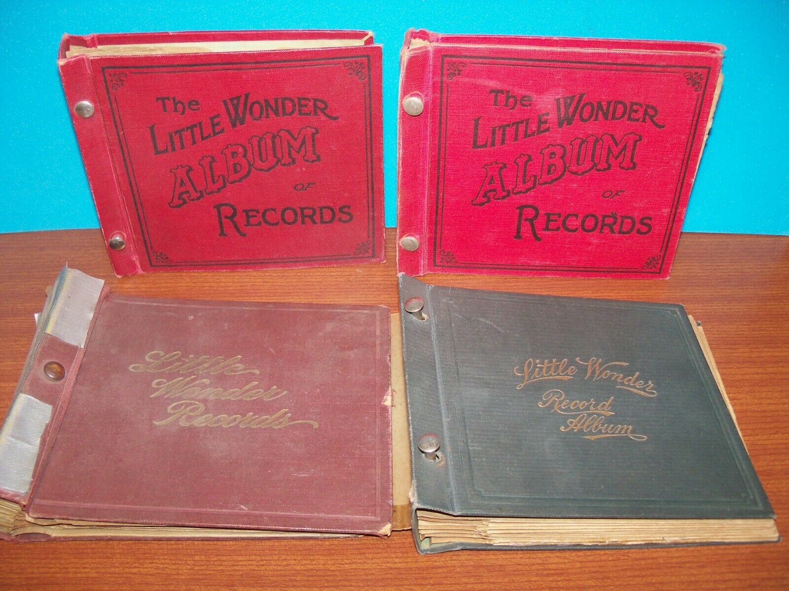 popsike.com - 354m. Four Little Wonder Record Albums - for Little ...
