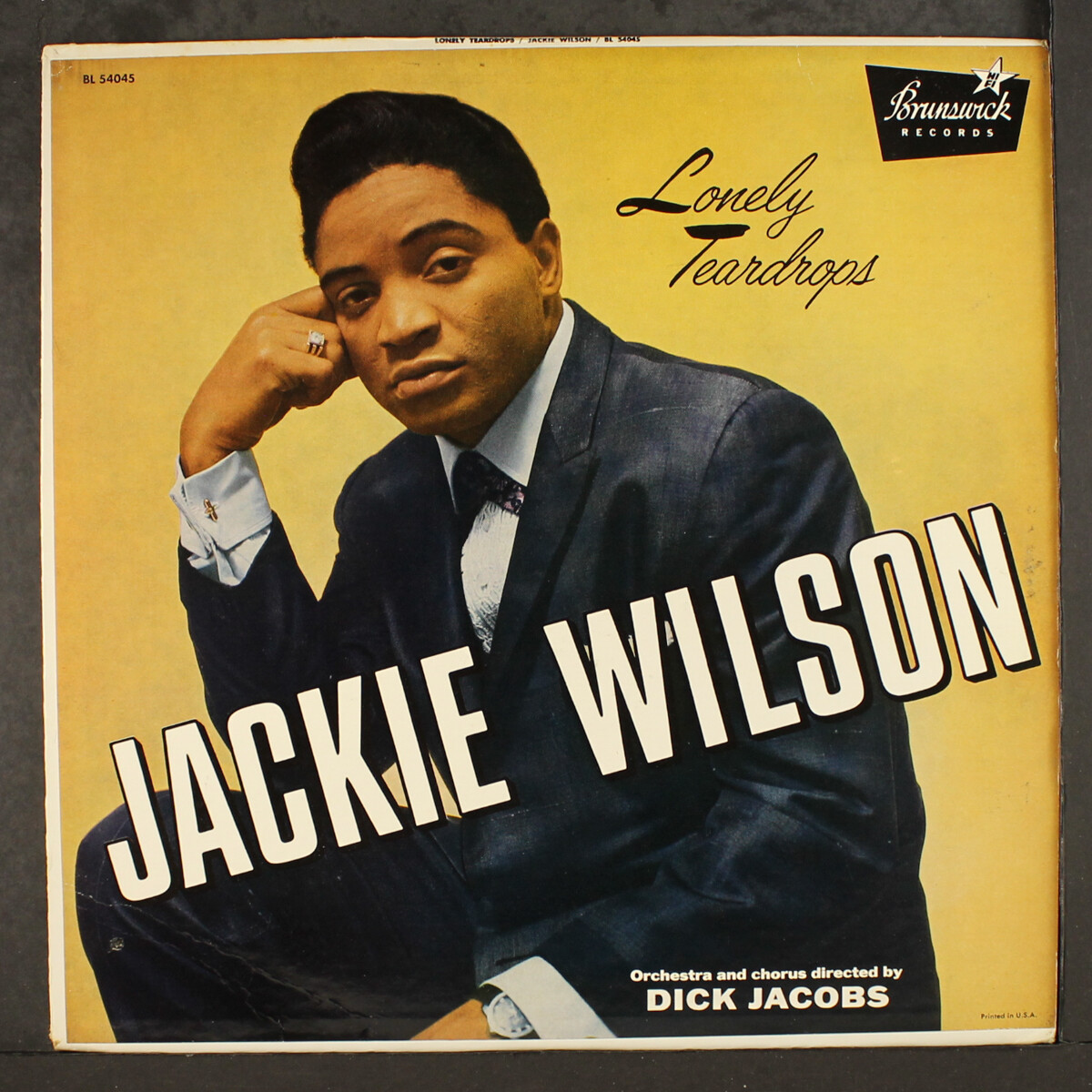 popsike.com - JACKIE WILSON: lonely teardrops BRUNSWICK 12" LP 33 RPM ...