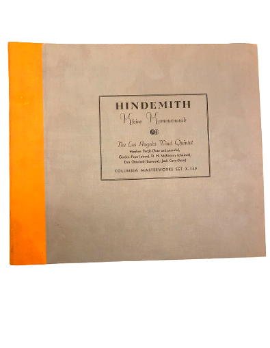 popsike.com - Hindemith Kleine Kammermusik Columbia Masterworks Set X ...