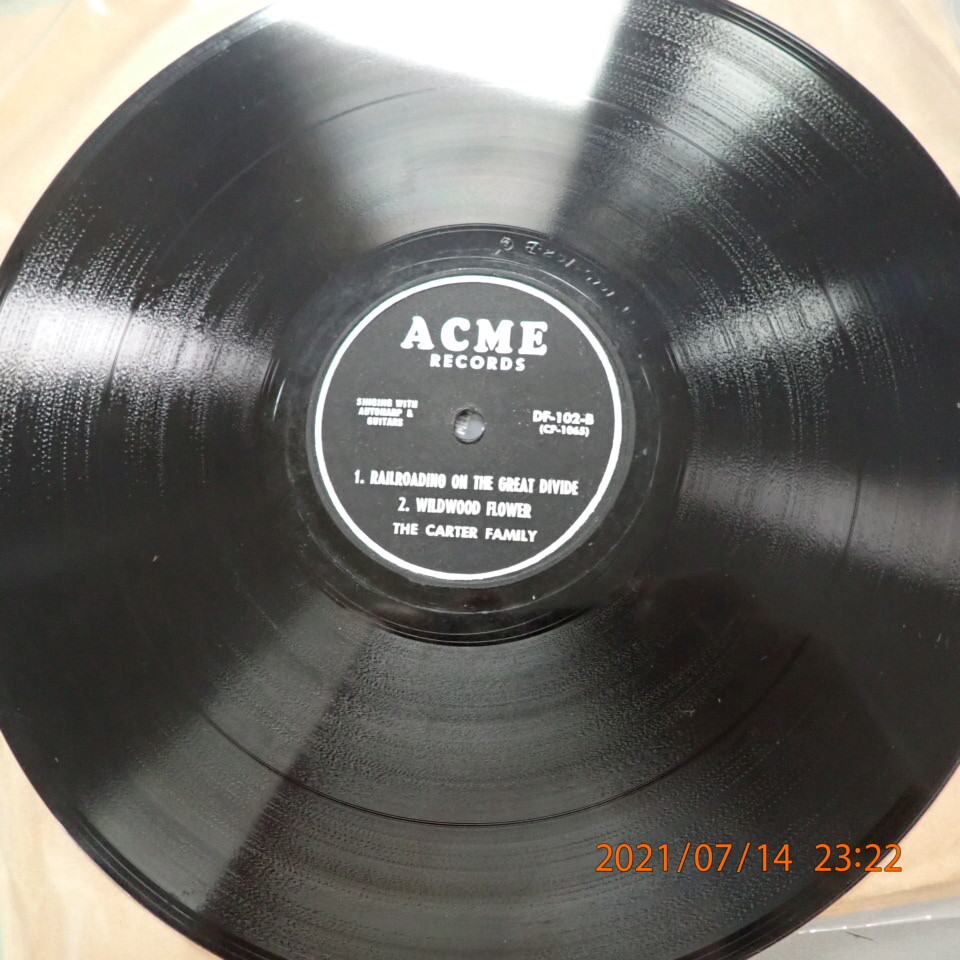 popsike.com - 78 The Carter Family Acme Records DF-102 Titanic Sunset ...