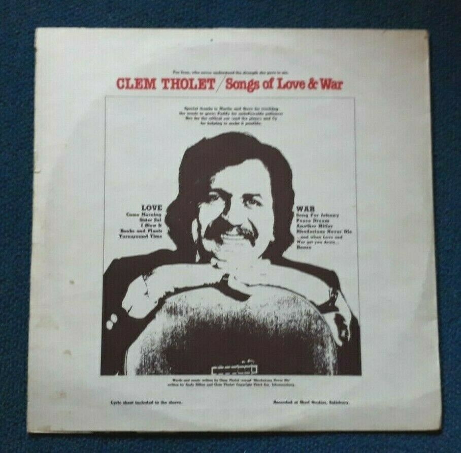 popsike.com - Rhodesia Clem Tholet Songs Of Love & War Ian Smith Selous ...