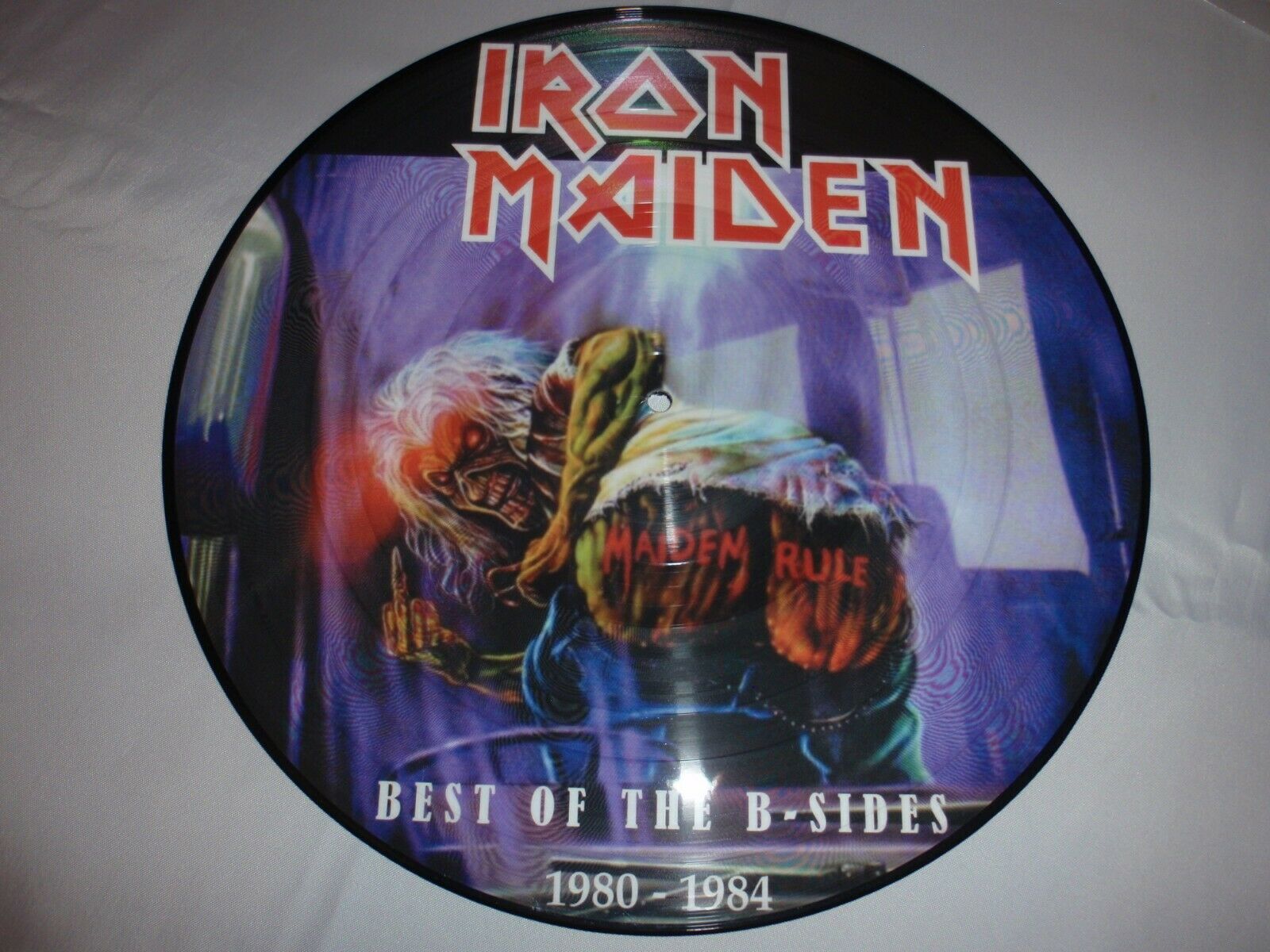 popsike.com - Iron Maiden: Best Of The B-Sides-1980 -1984, Picture Disc ...