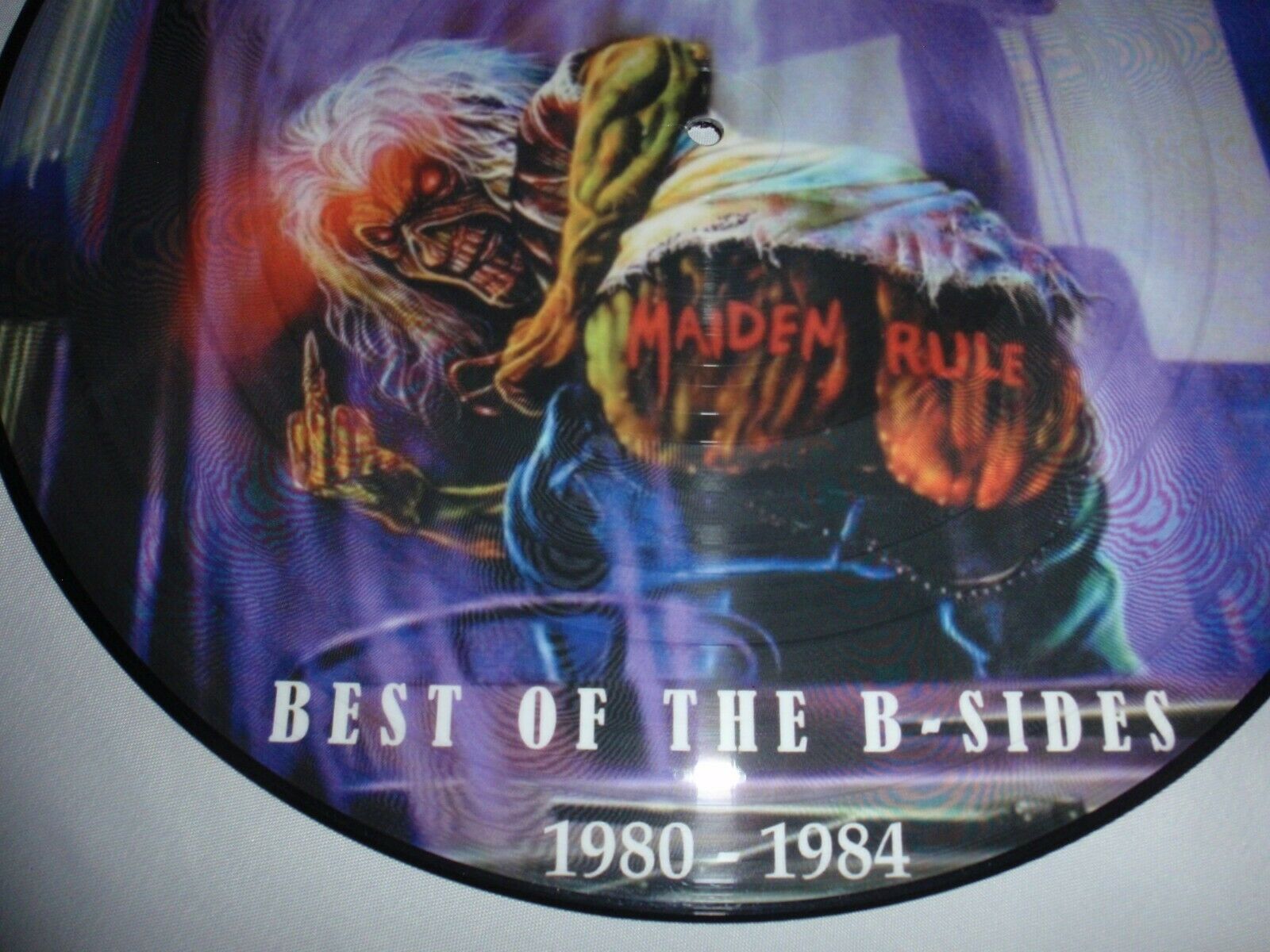 popsike.com - Iron Maiden: Best Of The B-Sides-1980 -1984, Picture Disc ...