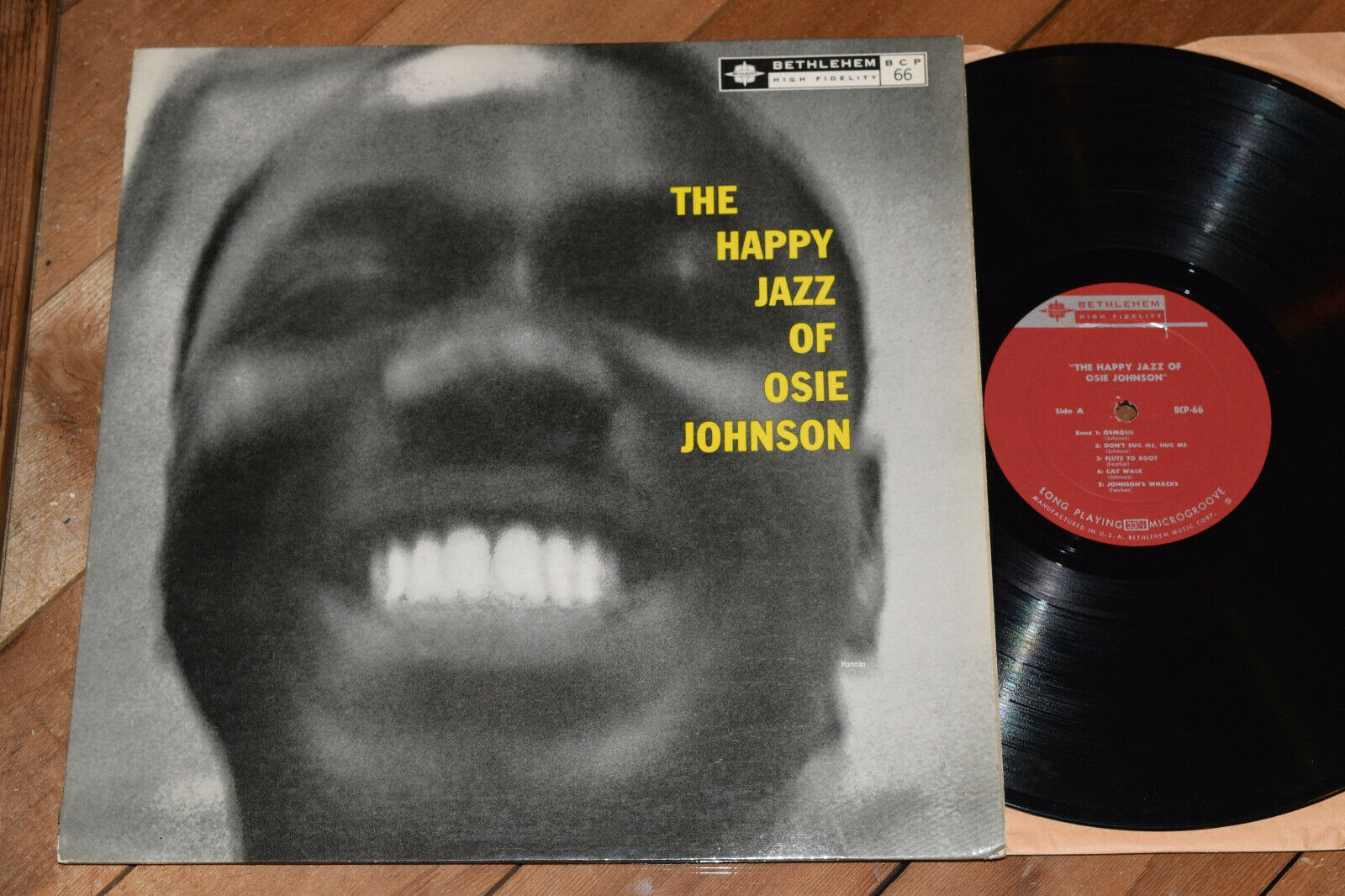 popsike.com - The Happy Jazz of Osie Johnson NM 1st Promo DG Bethlehem ...