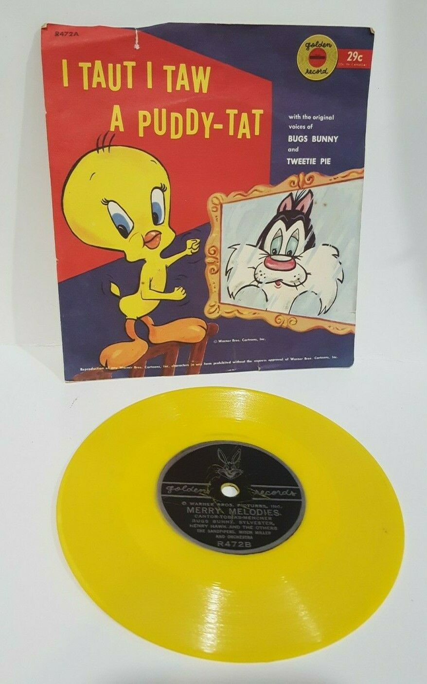 popsike.com - I Taut I Taw a Putty Tat / Warner Bros Looney Tunes Merry ...