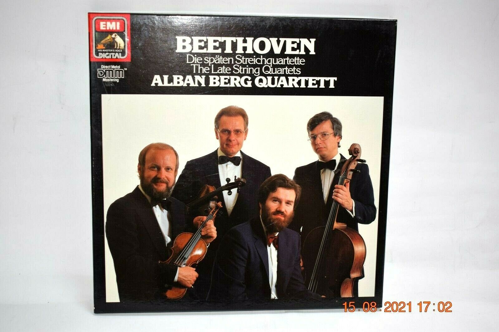 popsike.com - ALBAN BERG QUARTET BEETHOVEN THE LATE STRING QUARTETS 4 LP BOX EMI DIGITAL DMM ...