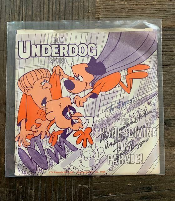 popsike.com - SIGNED Vintage THE UNDERDOG Audio Cartoon and THEME SONG ...
