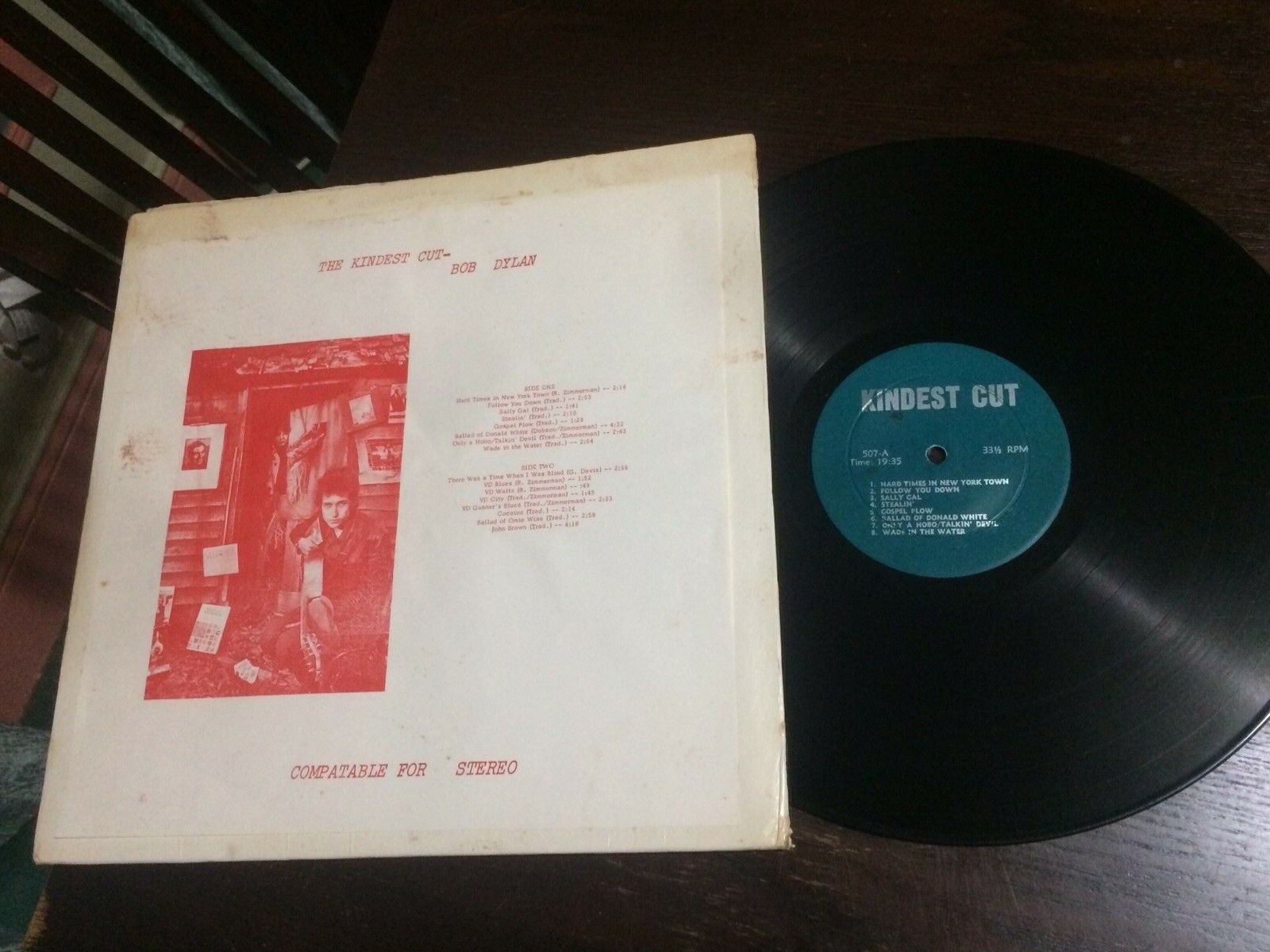 popsike.com - BOB DYLAN THE KINDEST CUT LP RARE HARD TIMES IN NEW YORK ...