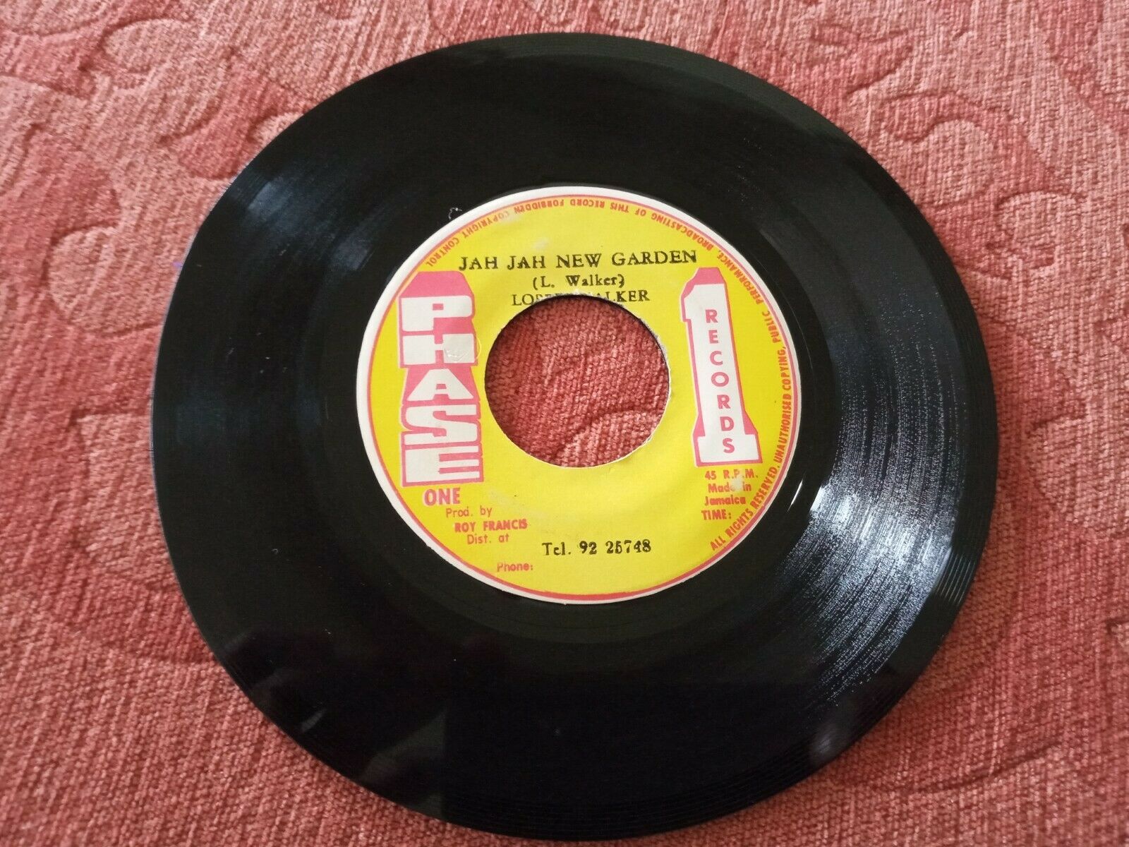 popsike.com - Lopez Walker - "Jah Jah New Garden" / Reggae 45 Phase One ...