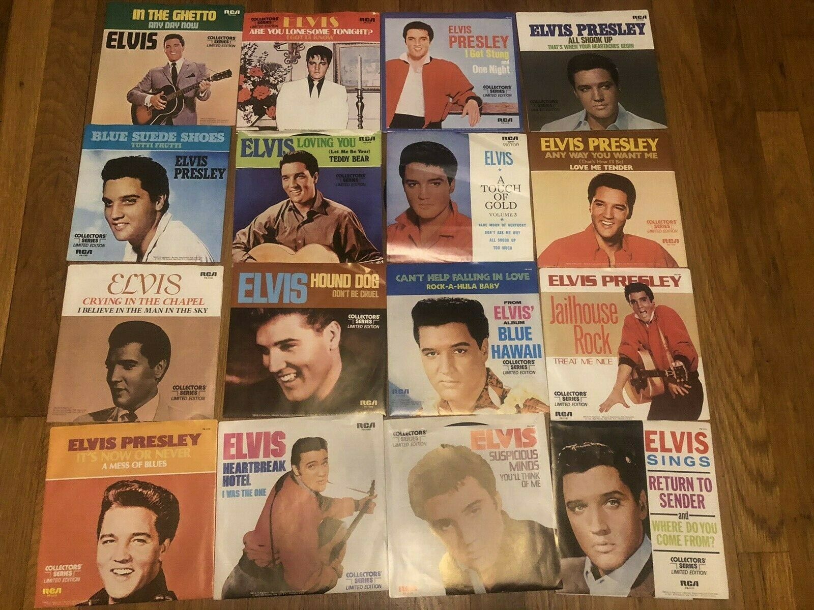 popsike.com - Elvis Presley - 15 Golden Hit Collectors Series 45 rpm ...
