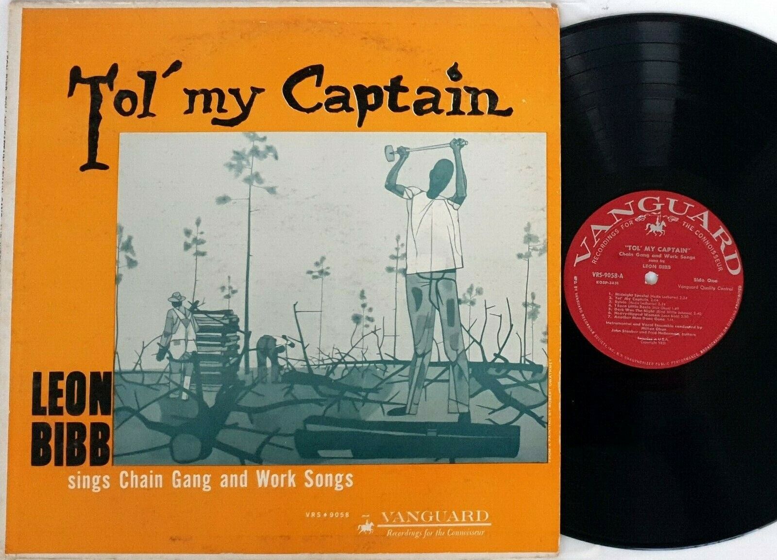 popsike.com - Leon Bibb-Tol' My Captain (Chain Gang And Work Songs) LP ...