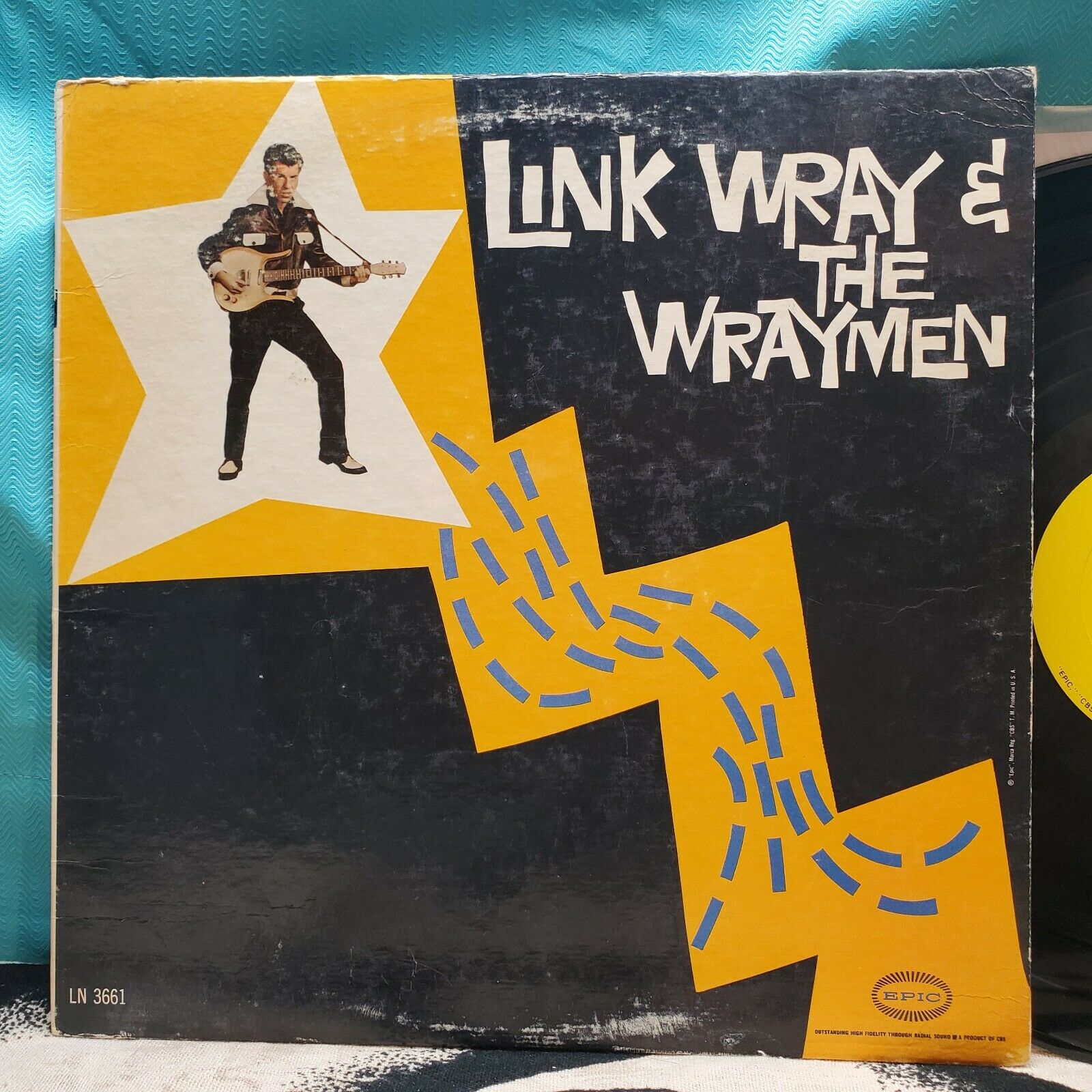 popsike.com - Link Wray and the Wraymen Raymen Original 1963 EPIC Yellow Label MONO LN-3661 LP ...