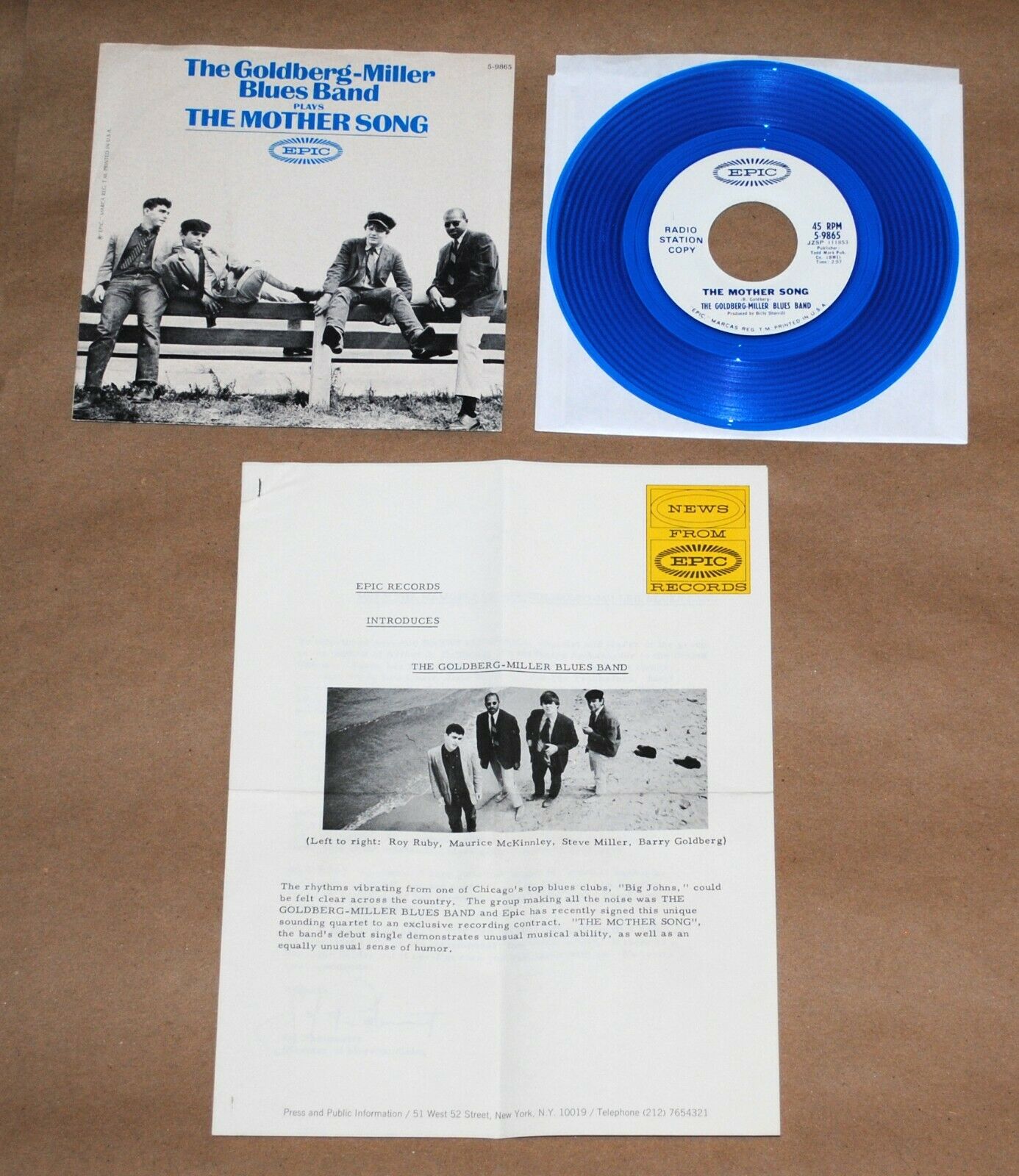popsike.com - GOLDBERG-MILLER BLUES BAND Mother Song 7" & PICTURE ...