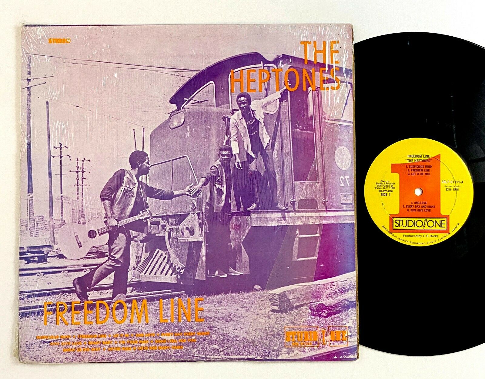 popsike.com - The Heptones "Freedom Line" Reggae LP Studio One ...