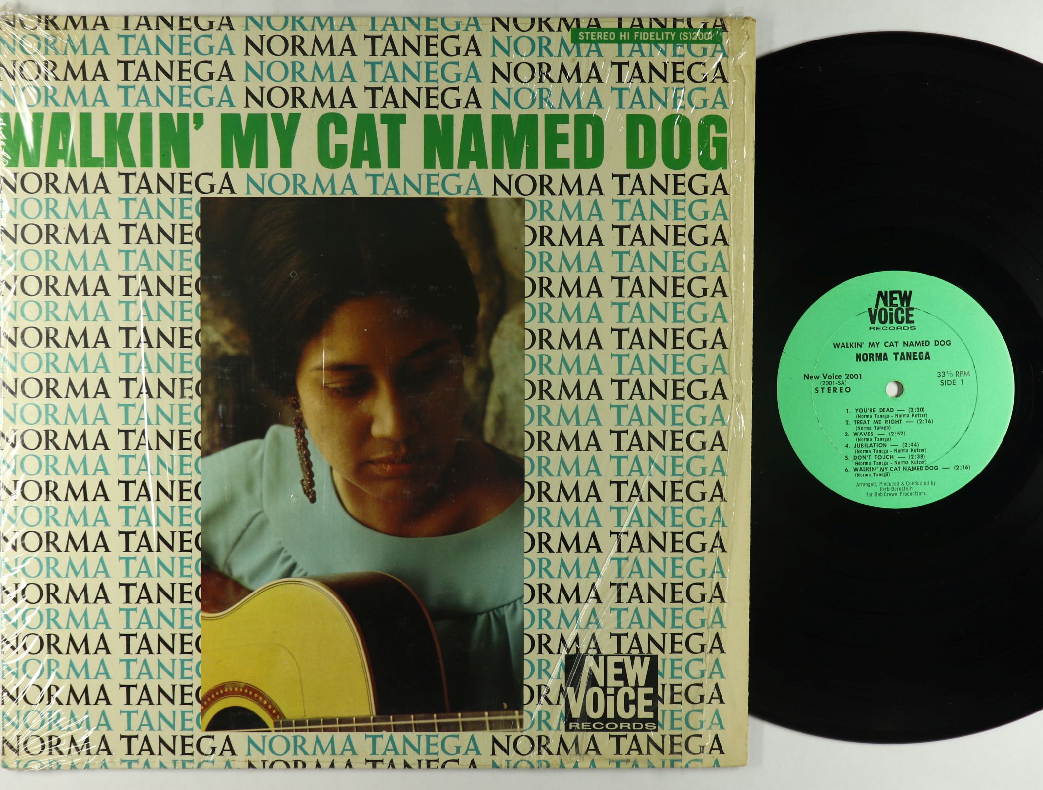 popsike.com - Norma Tanega - Walkin' My Cat Named Dog LP - New Voice ...