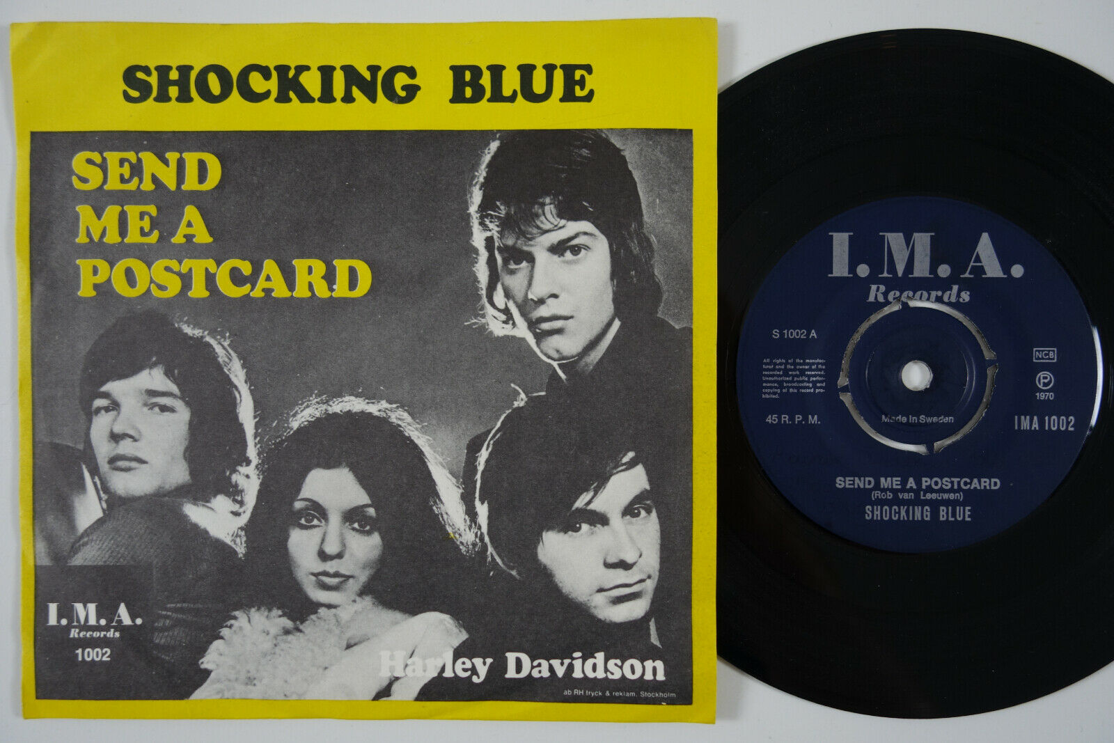 popsike.com - SHOCKING BLUE Send Me A Postcard SWEDEN 45 psych MONSTER ...