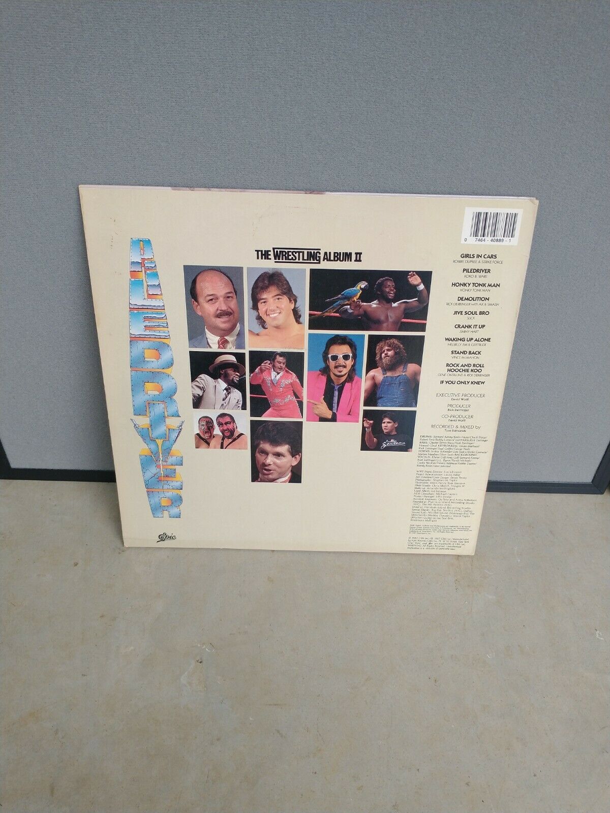 popsike.com - The Wrestling Album II: Piledriver 1987 Vinyl Epic ...