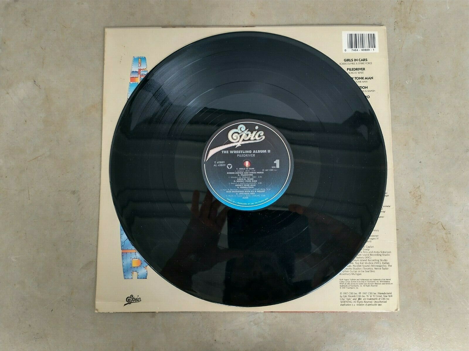 popsike.com - The Wrestling Album II: Piledriver 1987 Vinyl Epic ...