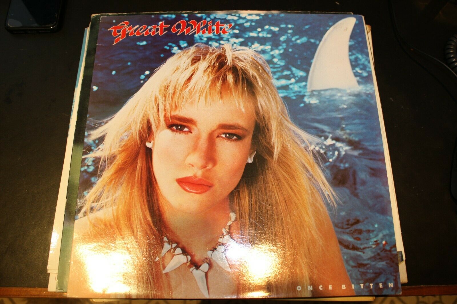 popsike.com - Great White I Once Bitten I ORIG. 1987 UK 69 - auction ...