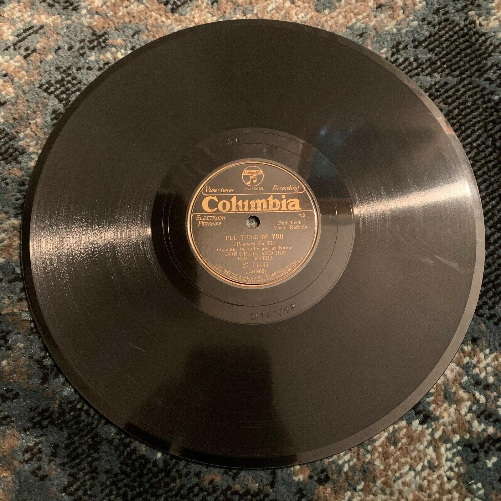 popsike.com - Jazz Music 78 Record I'll Think Of You Joe Gumin Rare Hot ...