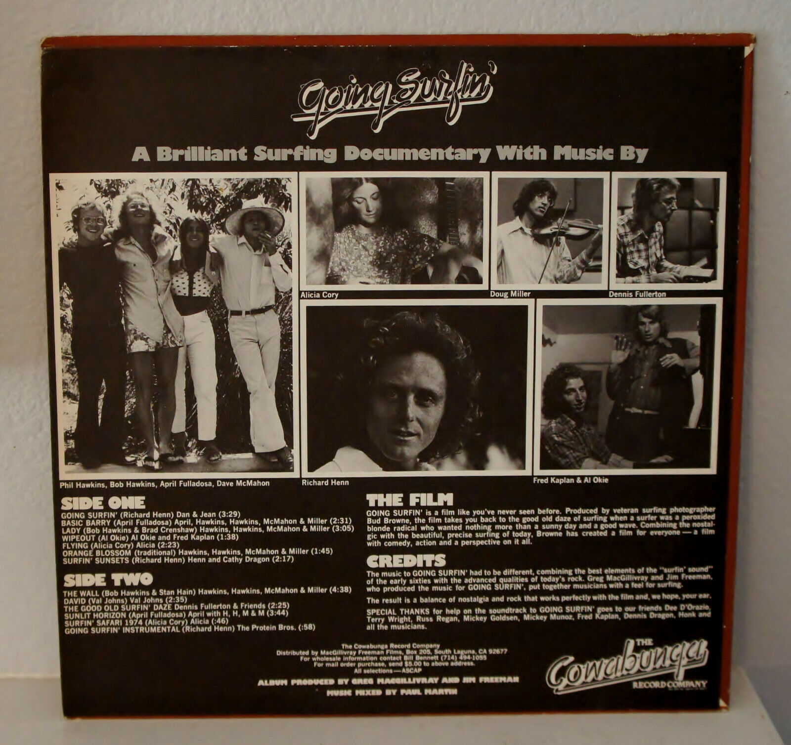 popsike.com - RAREST BUD BROWNE SURF MOVIE Original Sound Track GOING ...