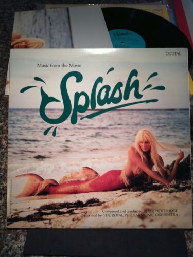 popsike.com - SPLASH SOUNDTRACK LP RARE CHERRY LANE RECORDS WITH POSTER ...