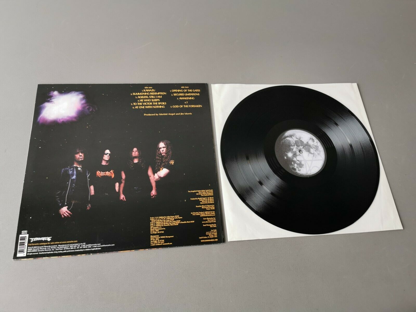 popsike.com - MORBID ANGEL limited 1.000 original Vinyl LP Gateways To ...