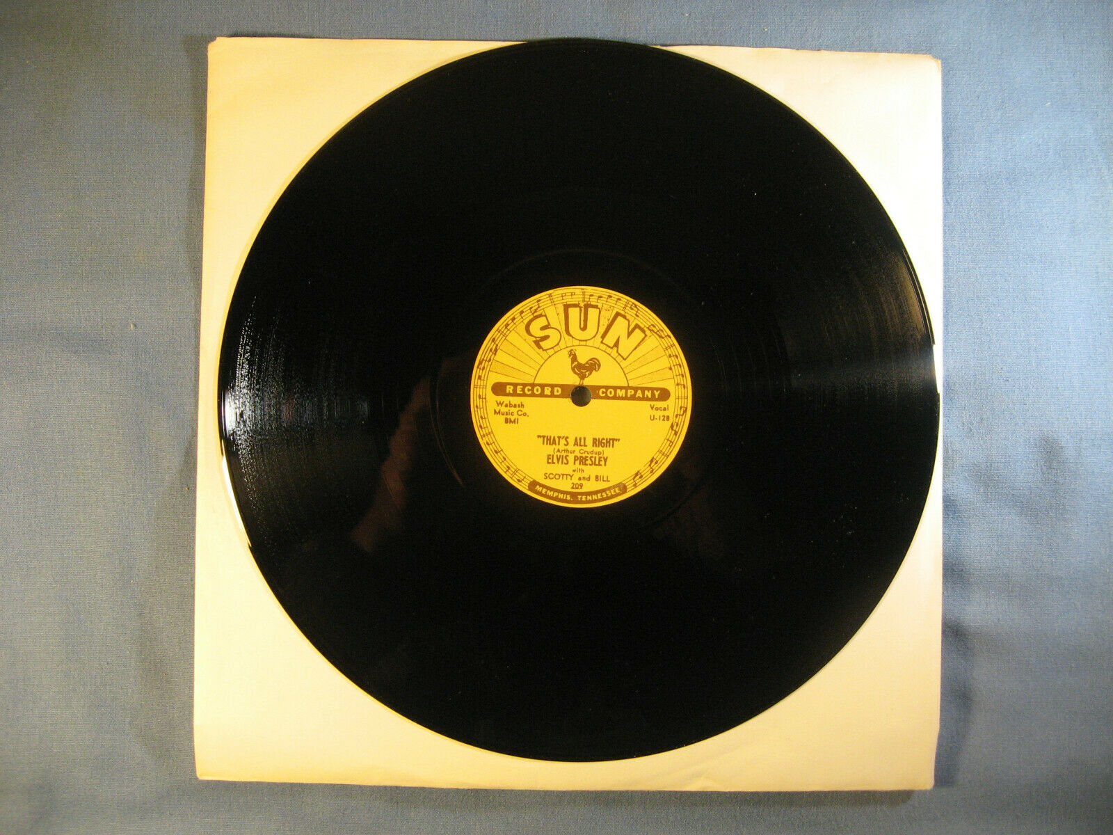 popsike.com - Elvis Presley- Repro Sun 78 RPM "That's All Right" Clean ...