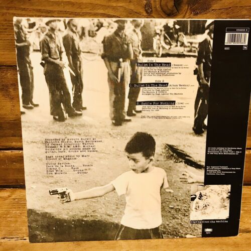 popsike.com - Rage Against The Machine: Bullet In The Head: 12 Inch ...