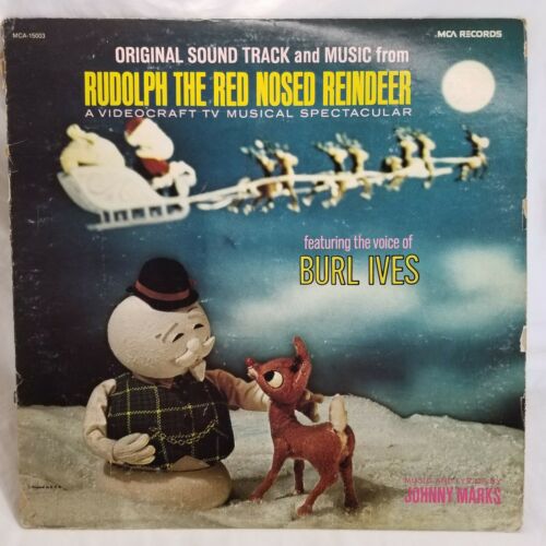 popsike.com - VTG Rudolph the Red Nosed Reindeer- Burl Ives - Original ...