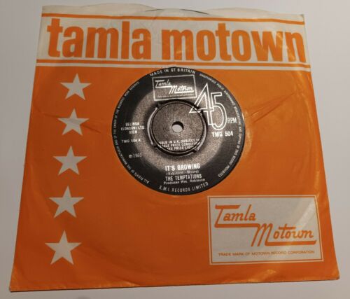 popsike.com - MOTOWN. The Temptations. Its Growing. TMG 504. Rare ...