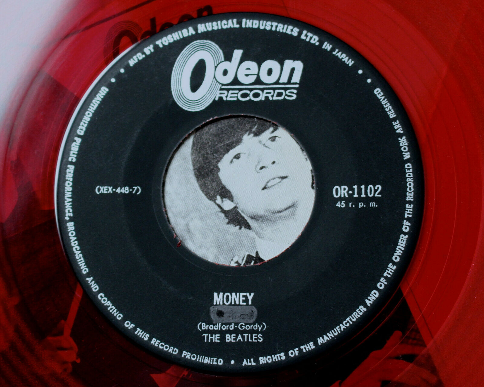 popsike.com - ORIGINAL 1964 RED VINYL THE BEATLES PLEASE MISTER POSTMAN ...