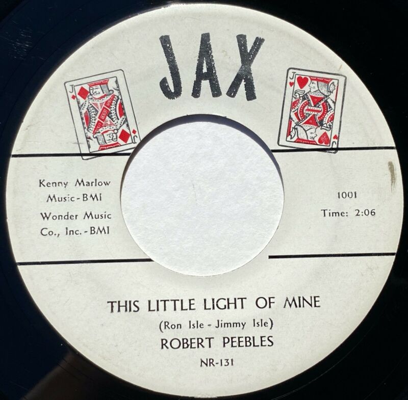 popsike.com - ROBERT PEEBLES + GROUP: THIS LITTLE LIGHT OF MINE - RARE ...