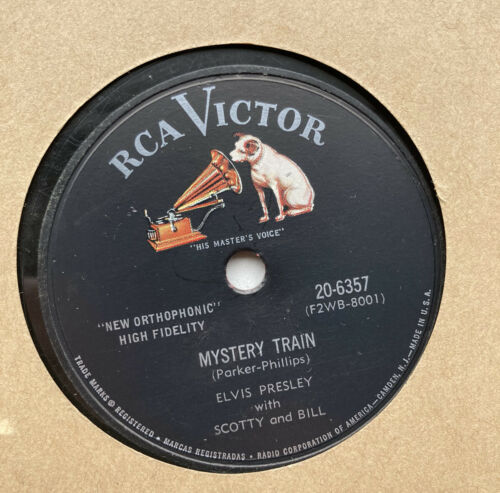 popsike.com - EARLY ROCK AND ROLL 78 RPM Elvis Presley - Mystery Train ...