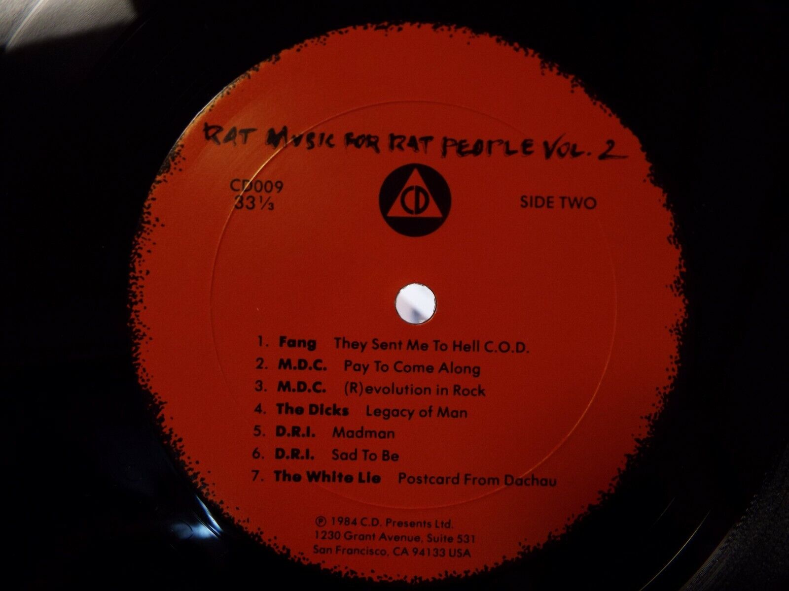 popsike.com - RAT MUSIC FOR RAT PEOPLE VOL.2 BUTTHOLE SURFERS PUNK 1984 ...